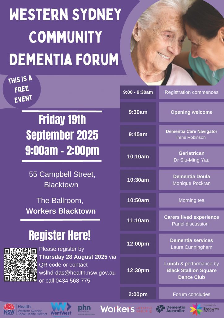 Western Sydney Community Dementia Forum 2025 - WentWest